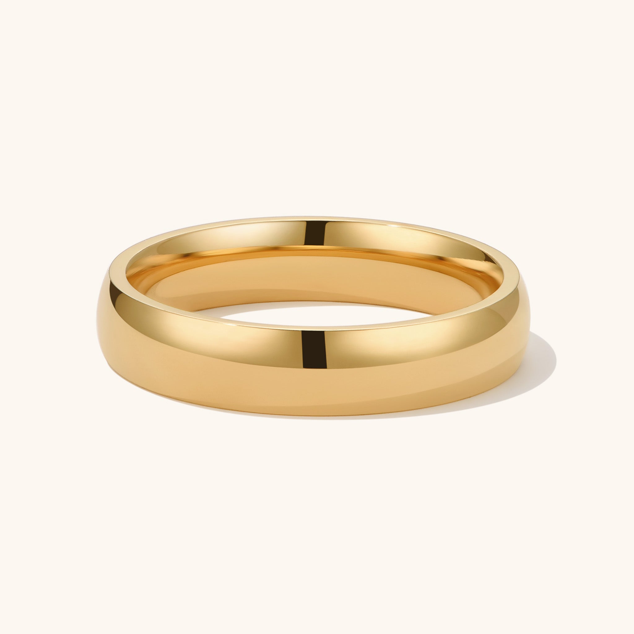 4mm Band Ring | Gold Plated