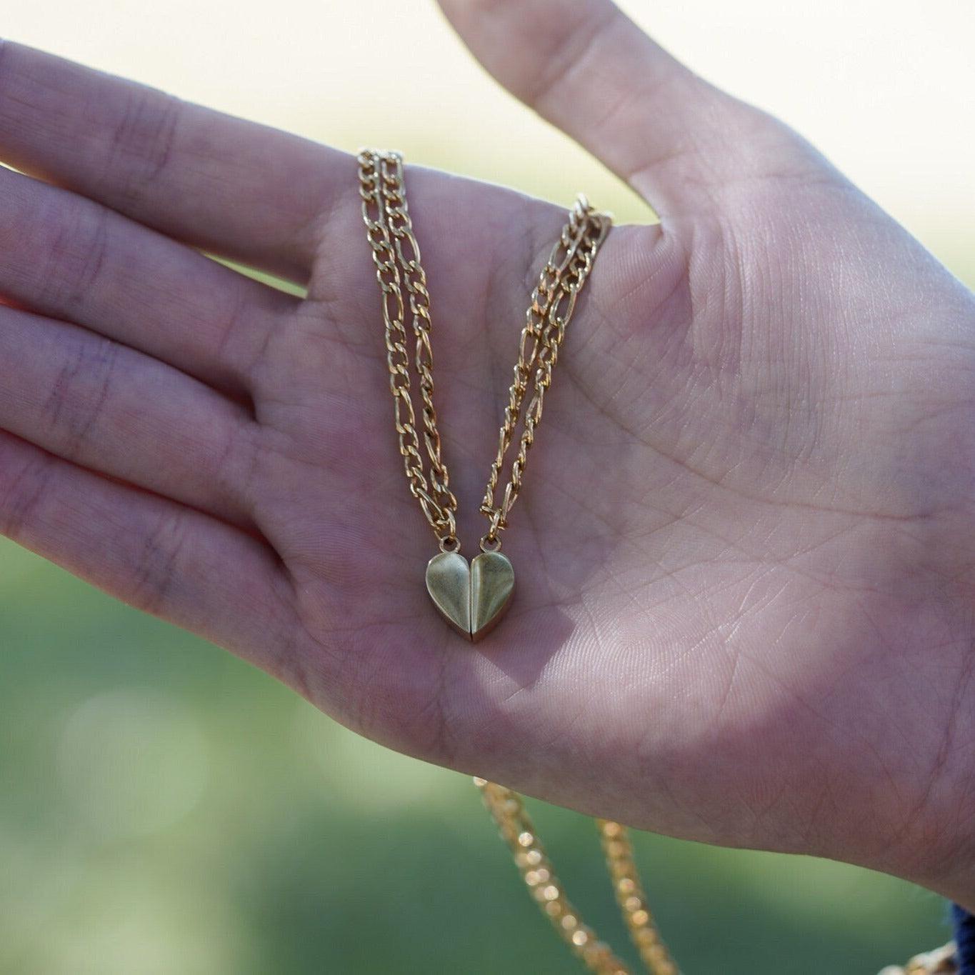 Magnetic Heart Necklaces